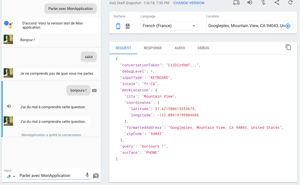 Dialogflow et Actions on Google, un chatbot pour votre Google Home ...